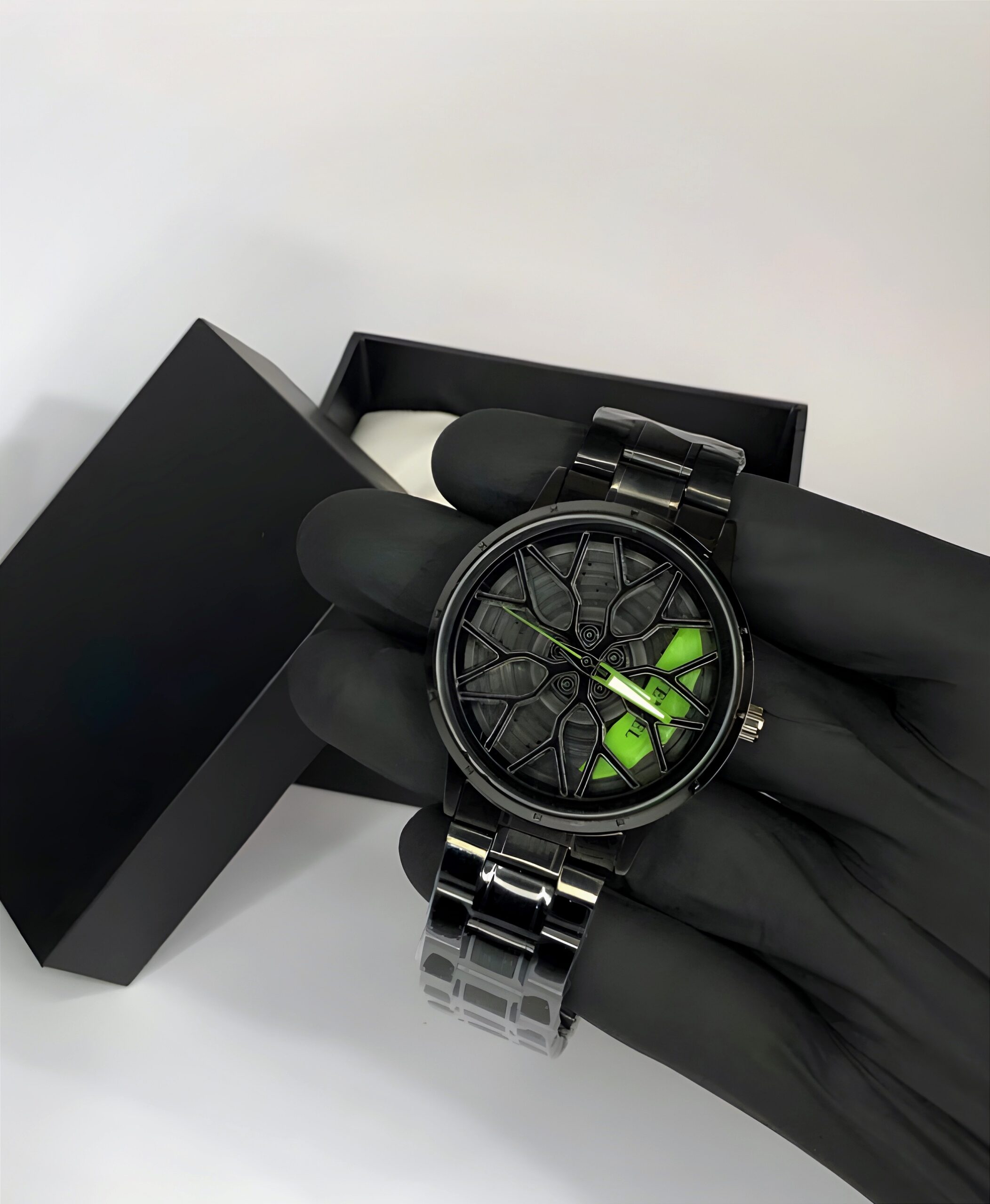 Tencel Stainless Steel Men’s Watch – Rotating Dial Edition – genzstyle.pk
